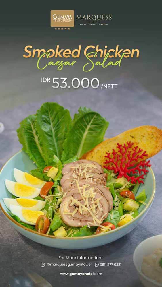 Marquess Restaurant Menu | Gumaya Tower Hotel